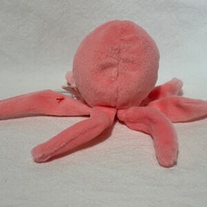TY Beanie Baby Inky the Octopus PVC Pellets Beanbag Plush Soft Stuffed ...