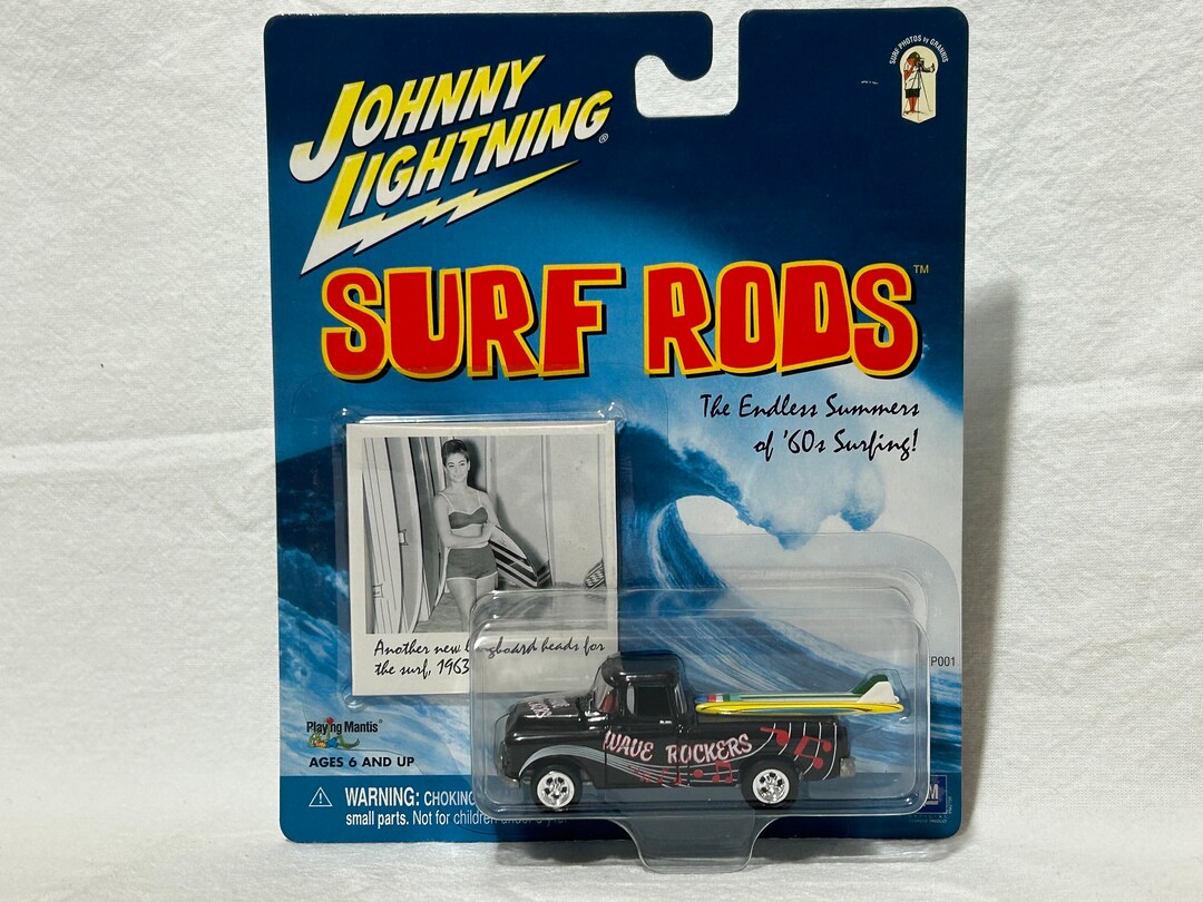 Vintage 2000 Johnny Lightning Surf Rods Wave Rockers GM Chevy Pickup ...