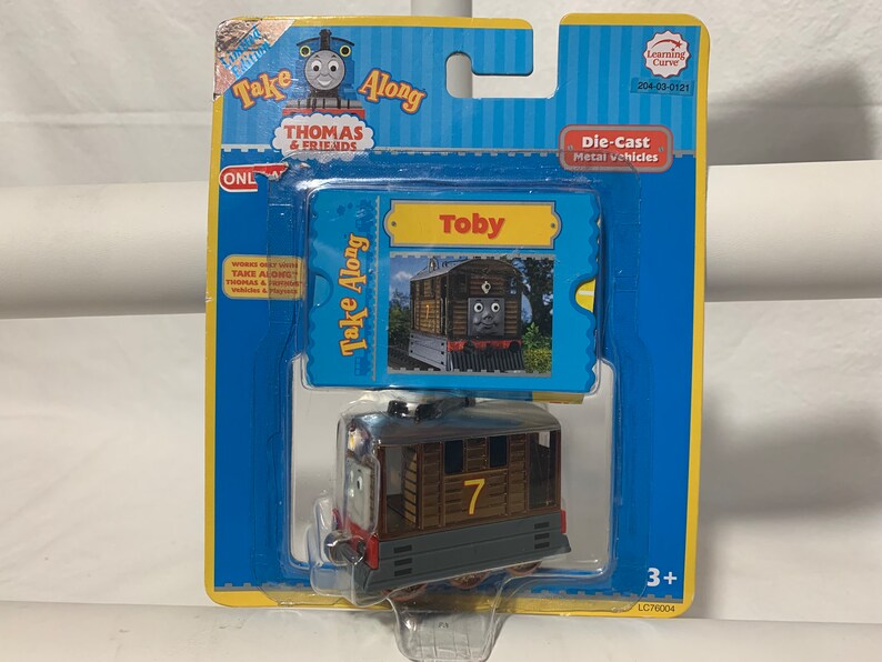 Thomas & Friends Rare Limited Edition Shiny Metallic Toby Take Along ...