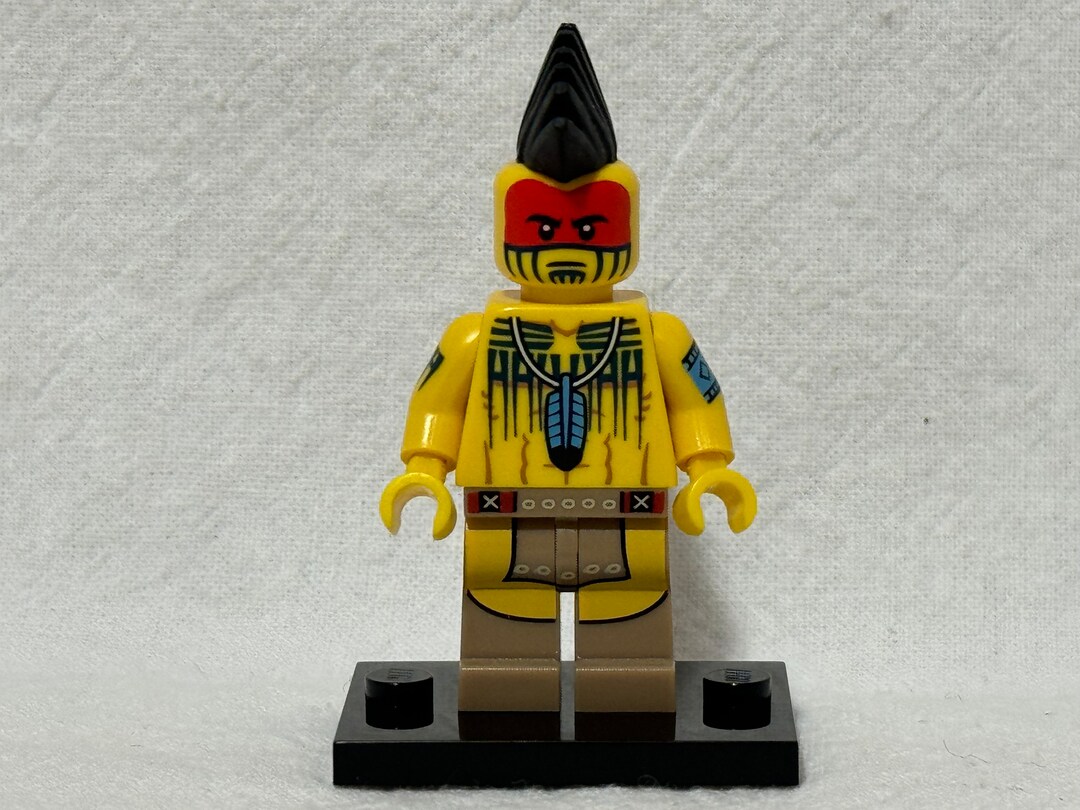 Lego Tomahawk Warrior CMF Minifigure Series 10 71001-5 With Stand ...