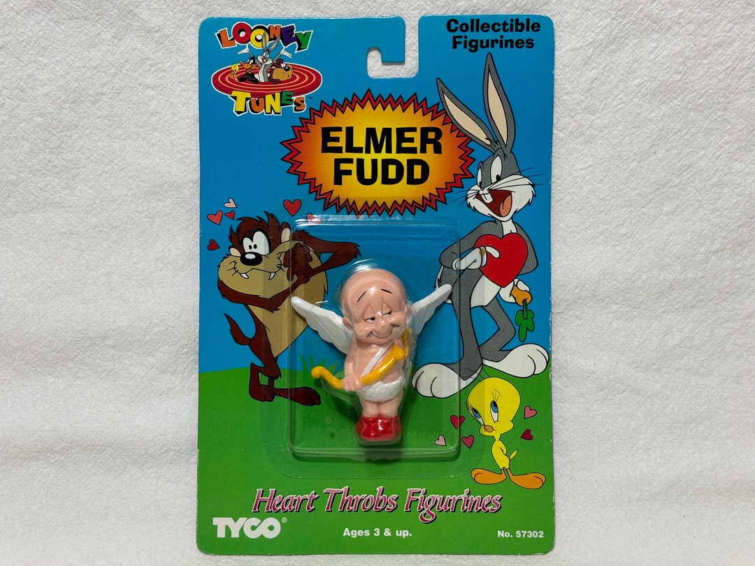 Rare Vintage Elmer Fudd Cupid PVC Figure New NIB 1994 Tyco Looney Tunes ...