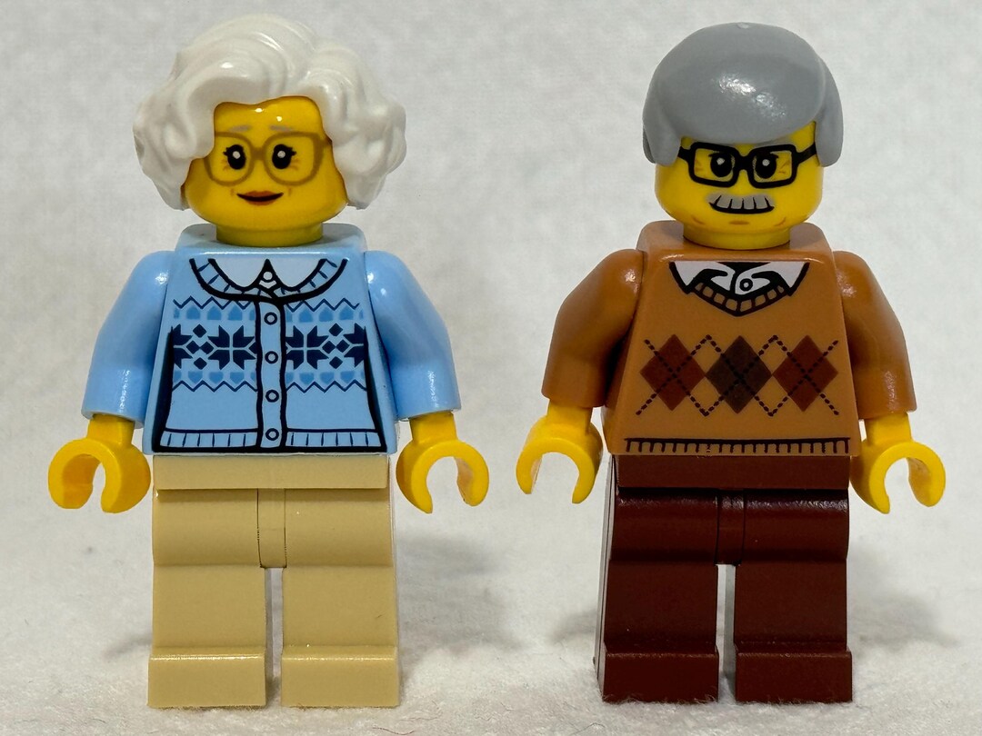 Lego Grandma and Grandpa Minifigures From Set 60134 Fun in the Park ...