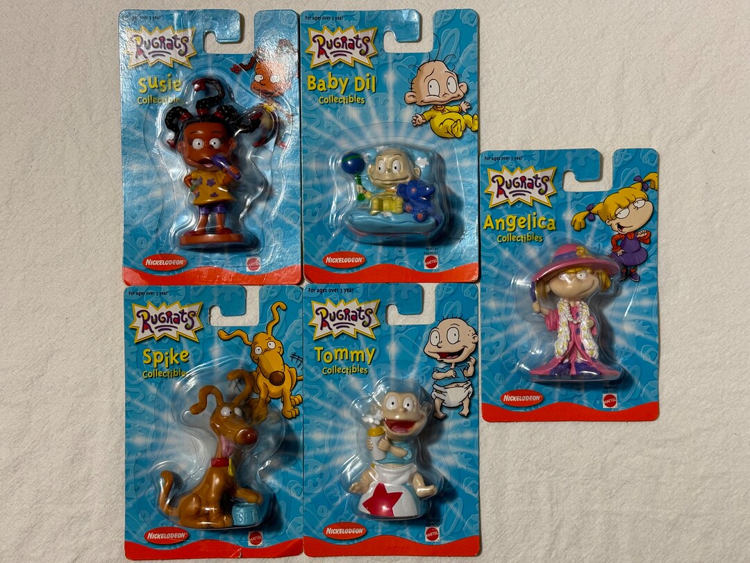 Vintage Rugrats Lot of 5 PVC Figurines Susie Spike Baby Dil Tommy ...