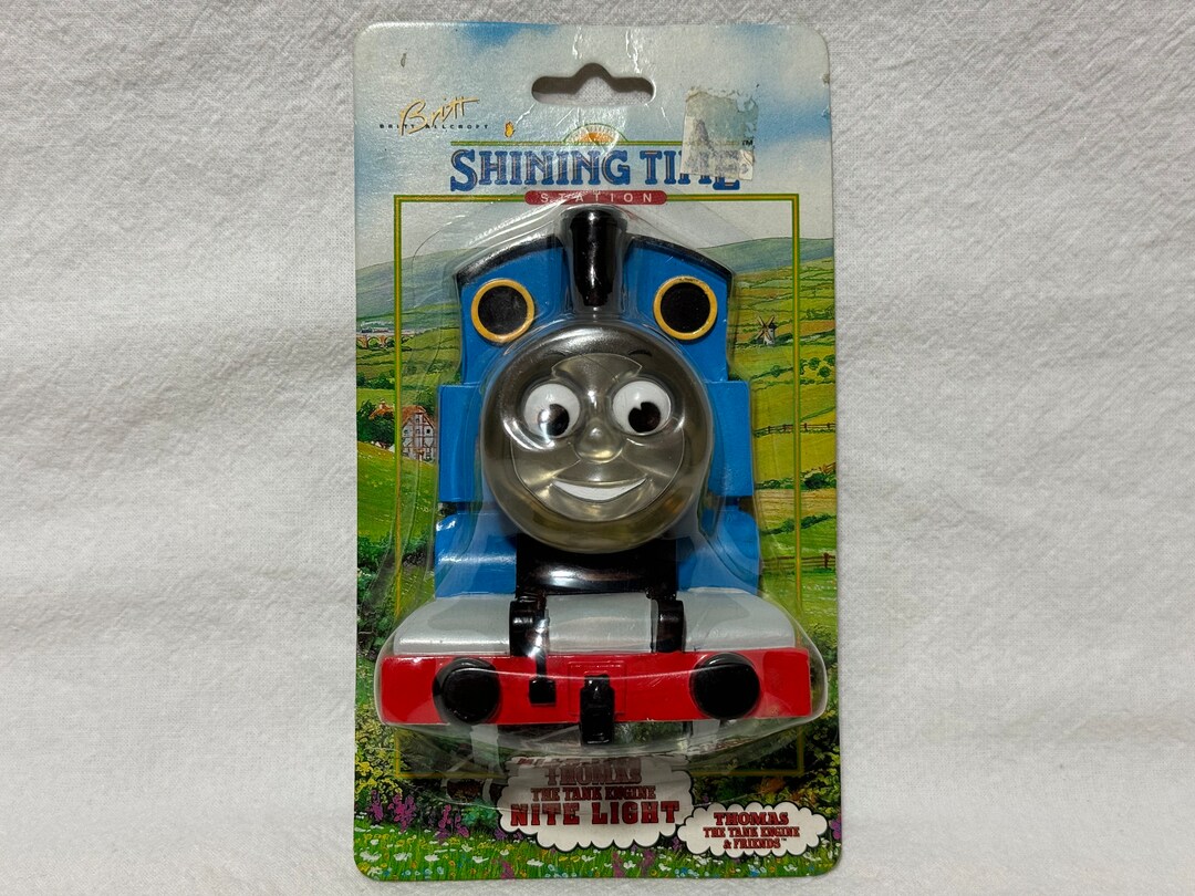 Vintage 1992 Thomas the Tank Engine Nite Light Shining Time Station ...