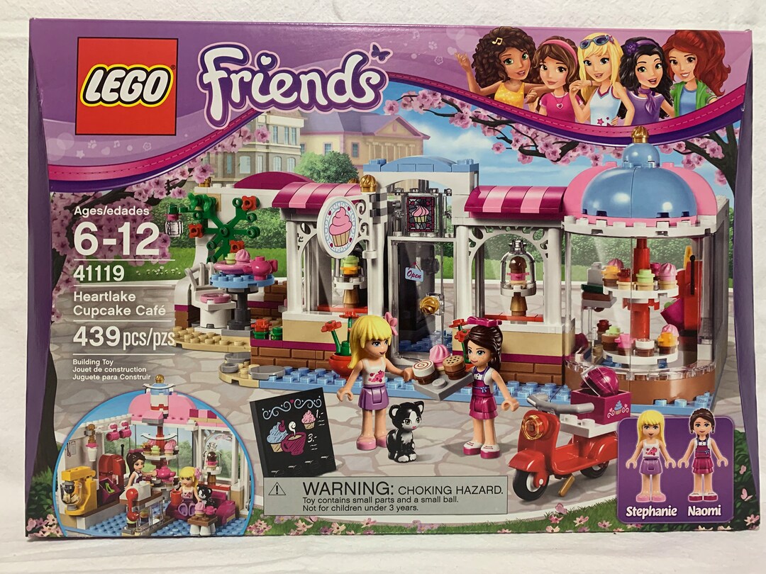 Lego 41119 Friends Cupcake Cafe Heartlake City, Minifigures, Retired ...