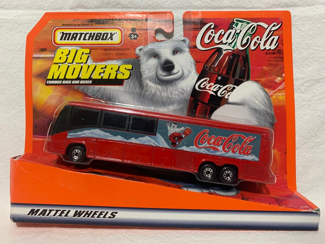 Vintage Matchbox Coca-cola Big Movers 1998 Famous Rigs and Buses Polar ...