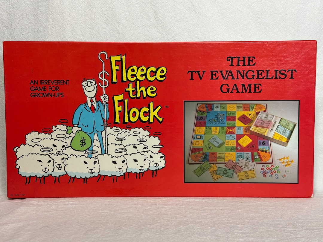 Fleece the Flock Board Game, Brand New Complete, Rare Vintage 1989, TV ...