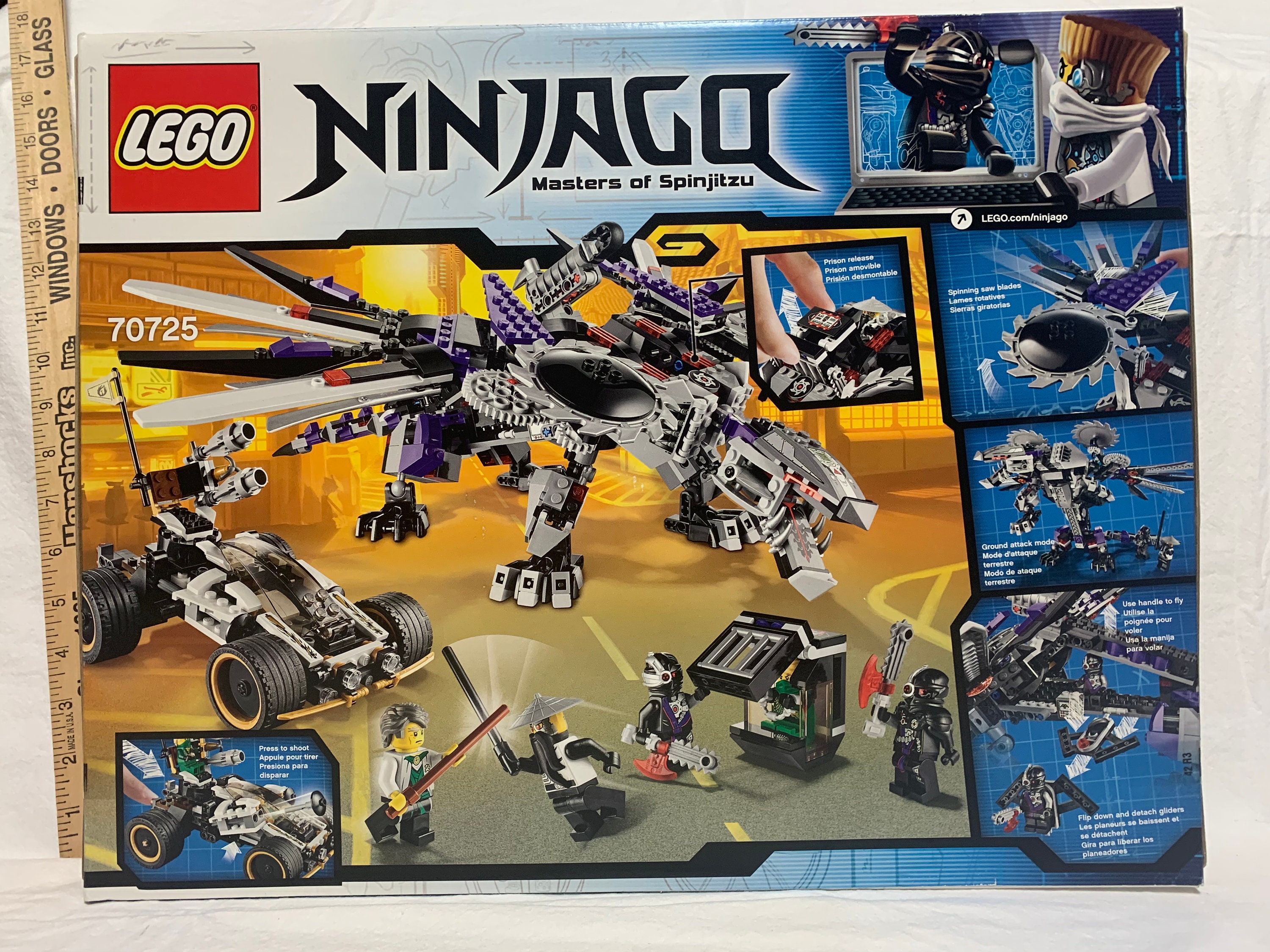 Lego 70725 Ninjago Masters of Spinjitzu Nindroid Mechdragon - Etsy