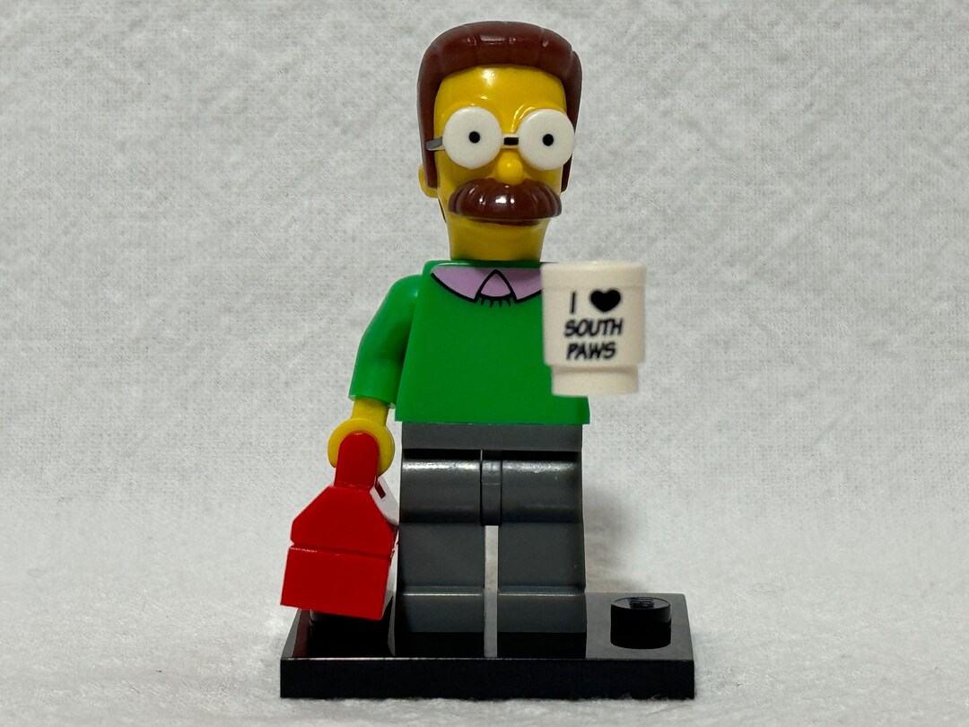 Lego CMF the Simpsons Series 71005-7 Ned Flanders Minifigure, Retired ...