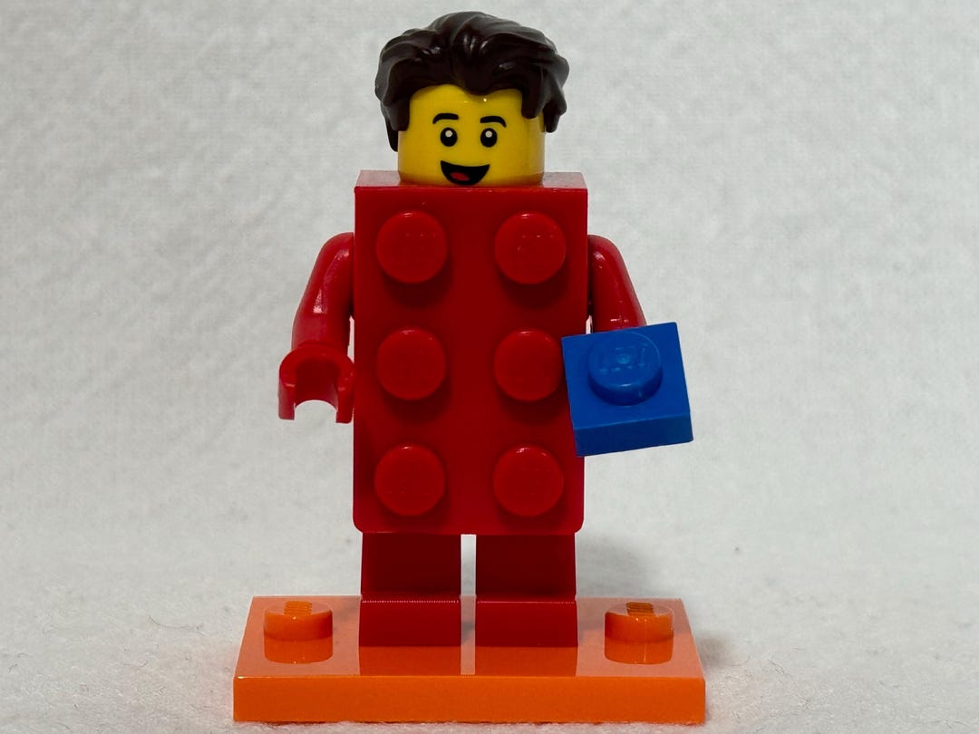 Lego Red Brick Suit Guy Minifigure 71021-2 CMF Series 18, Retired ...