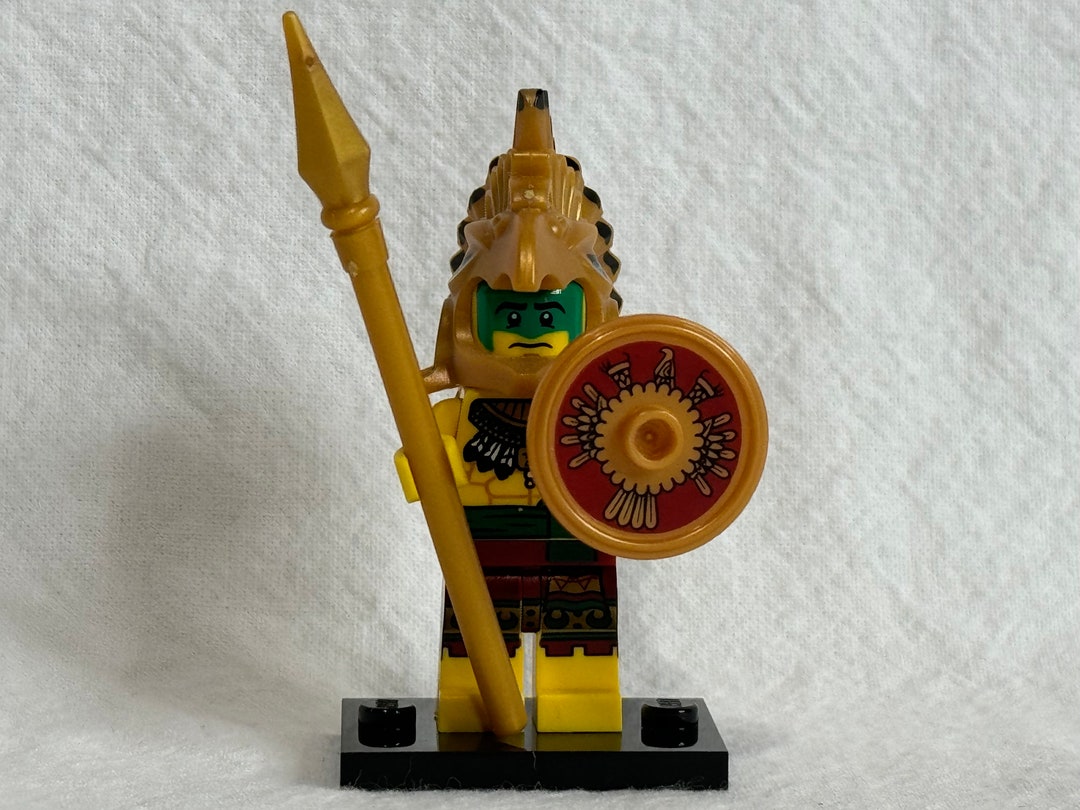 Lego Aztec Warrior Minifigure 8831-2 CMF Series 7, Retired, Includes ...