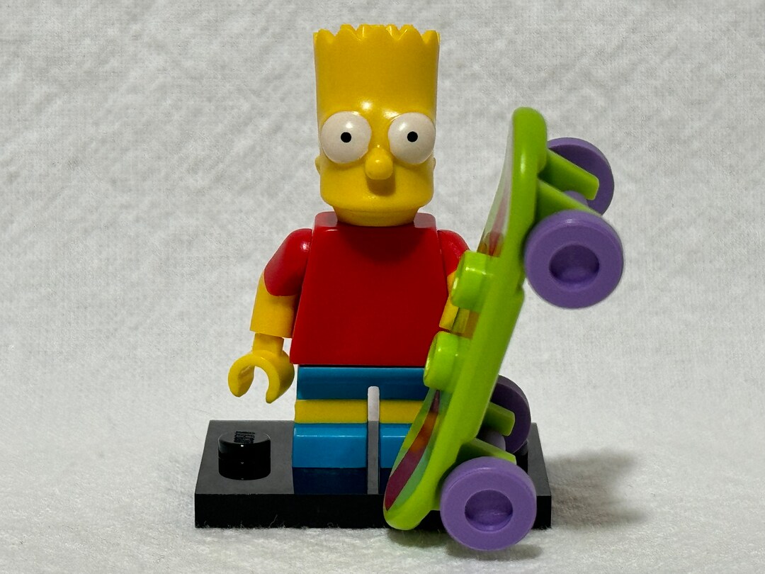 Lego CMF the Simpsons Series 71005-2 Bart Simpson Minifigure, Retired ...