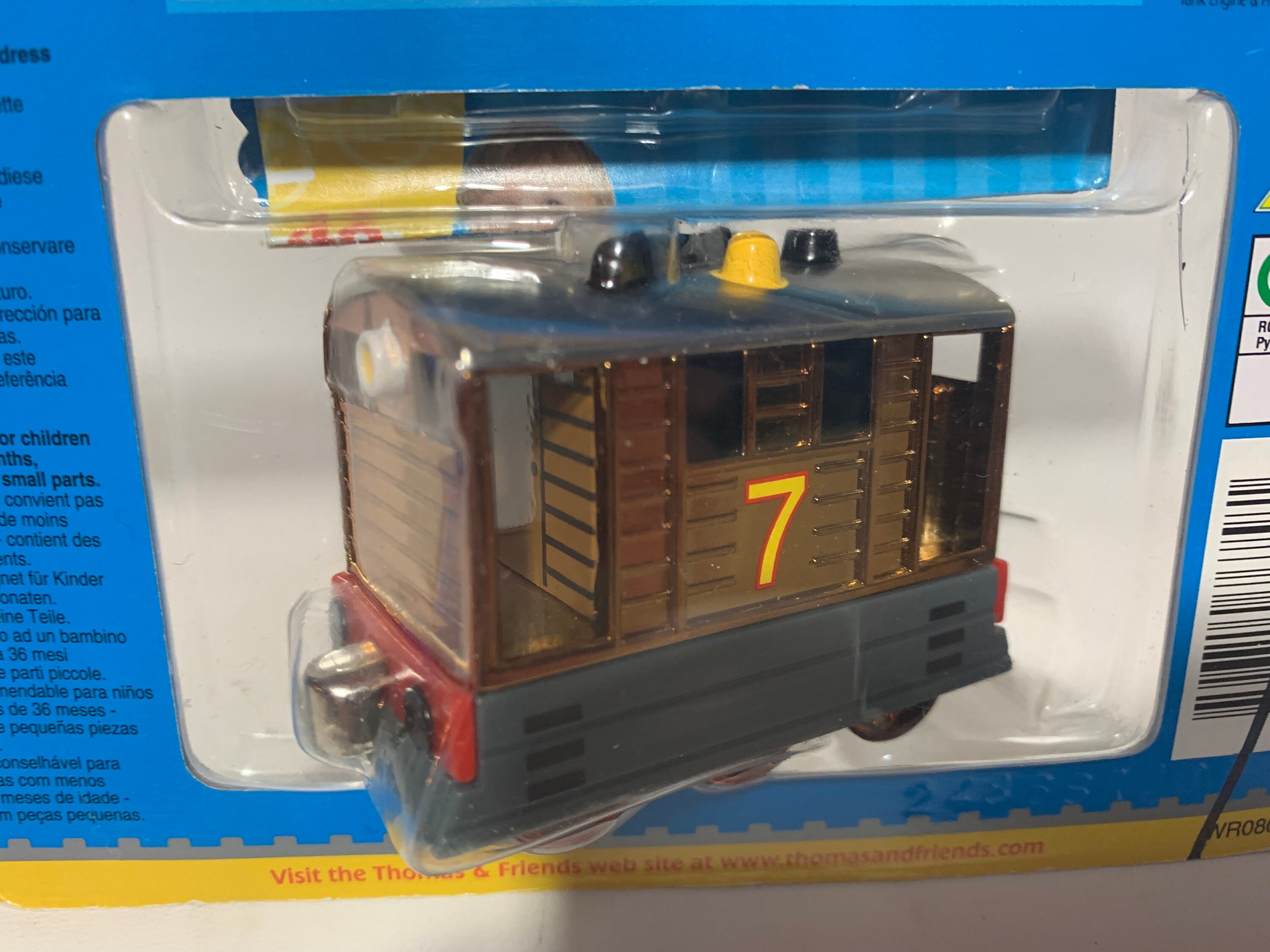 Thomas & Friends Rare Limited Edition Shiny Metallic Toby Take Along ...