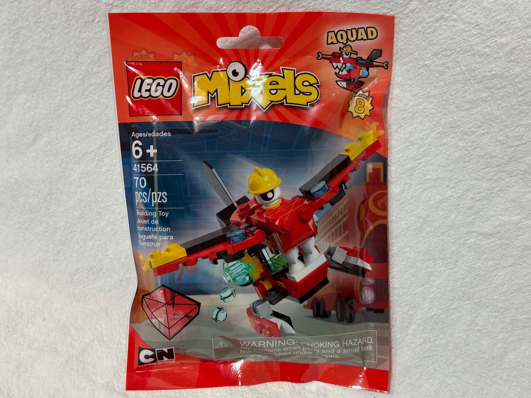 Lego Mixels 41564 AQUAD, Series 8, Fire Plane, Seaplane, Retired ...