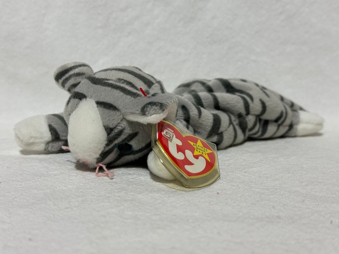 TY Original Beanie Baby Prance the Cat 8" PVC Pellets Beanbag Plush ...