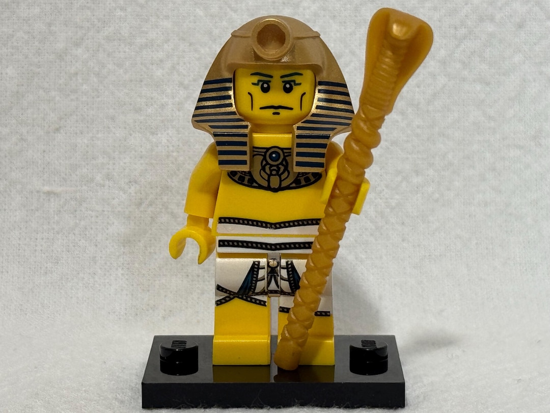 Lego Egyptian Pharaoh Minifigure CMF Series 2, Includes Accessories ...