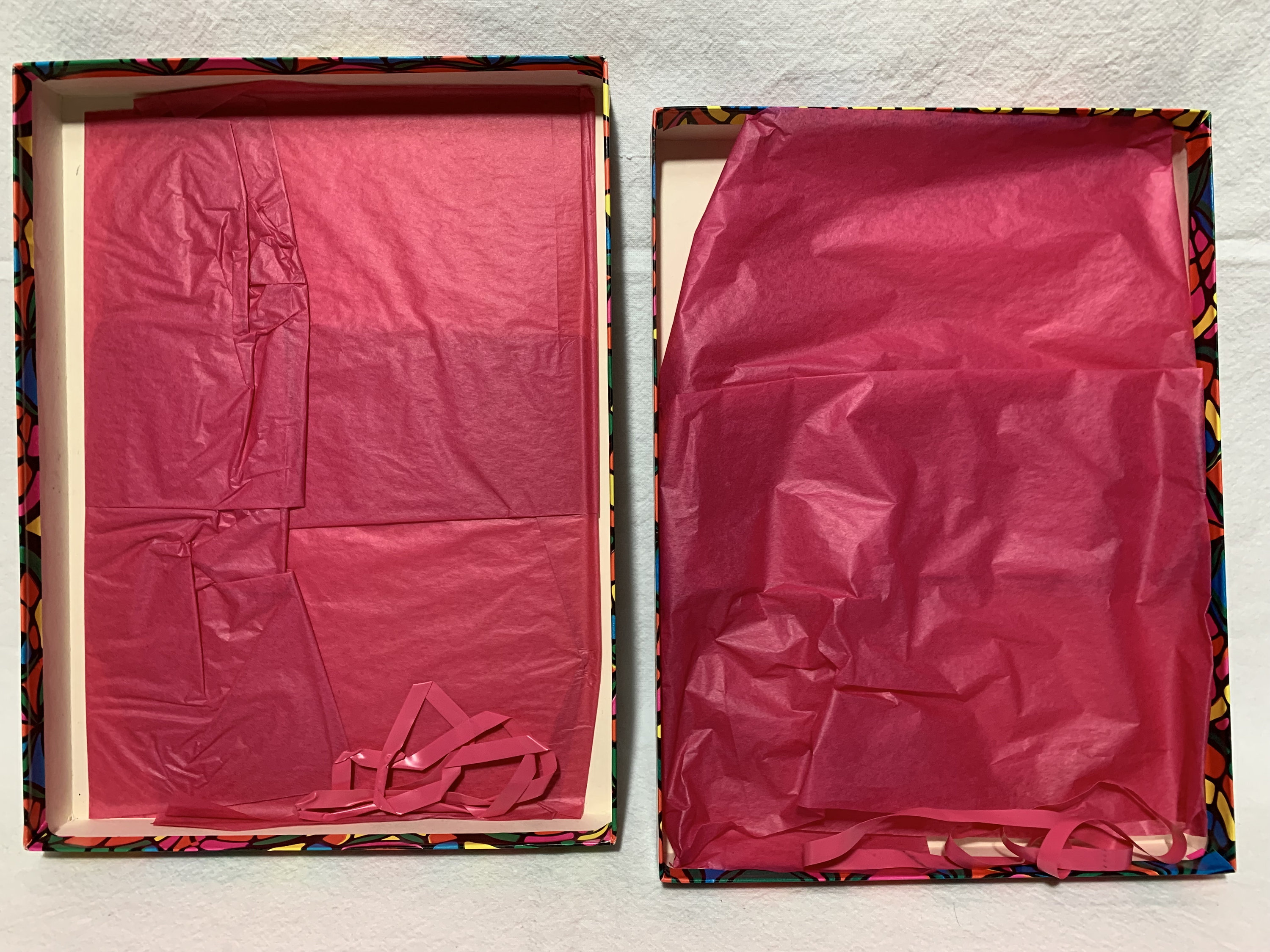 Vintage Retro 1960's Department Store Gift Boxes Set of 2 - Etsy