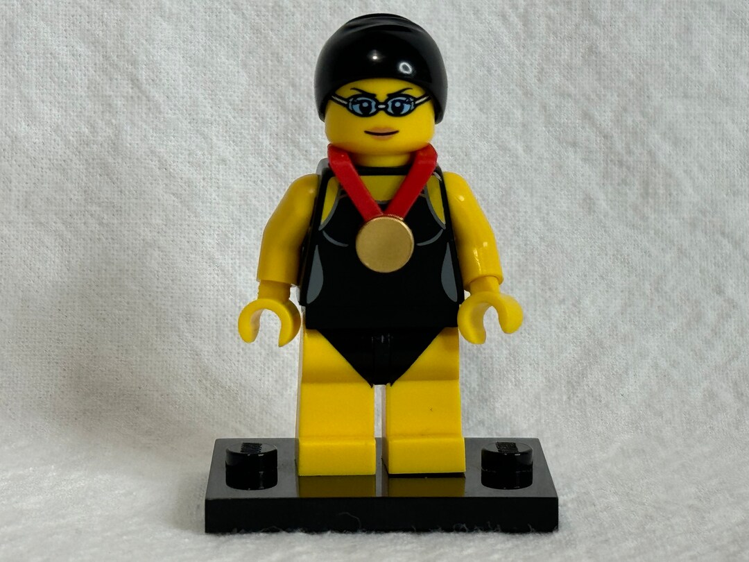 Lego Swimming Champion Minifigure 8831-1 CMF Series 7, Retired ...