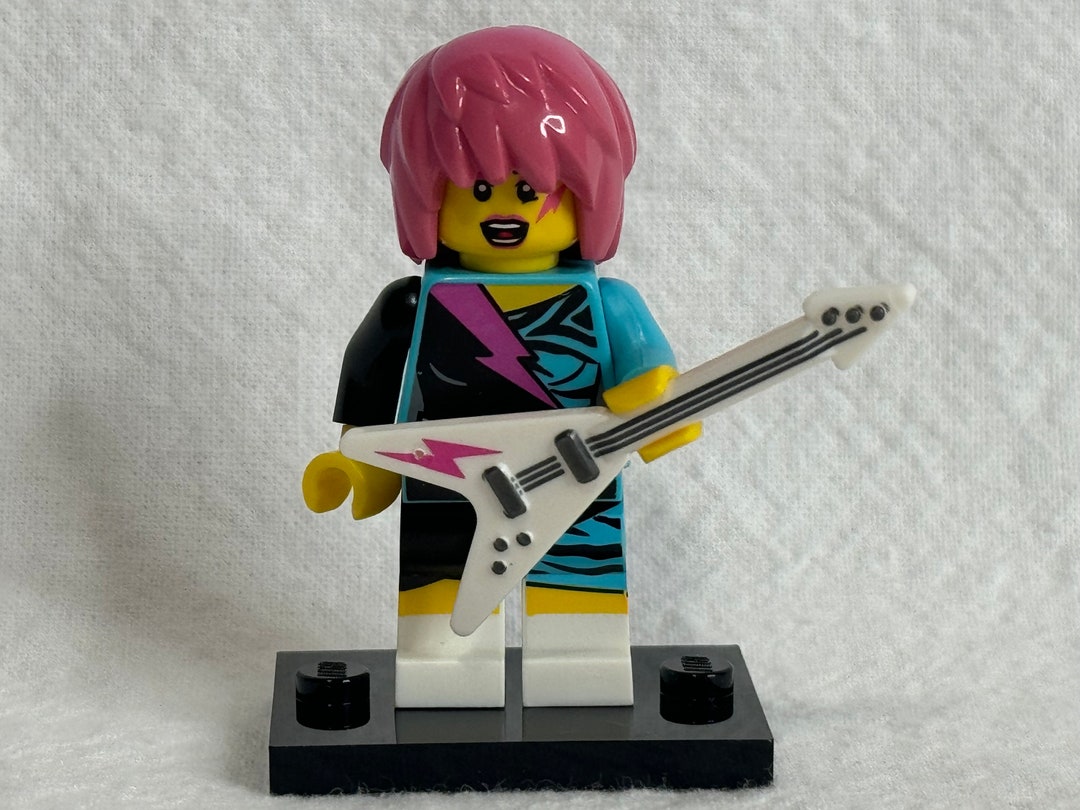 Lego Rocker Girl Minifigure 8831-15 CMF Series 7, Retired, Includes ...