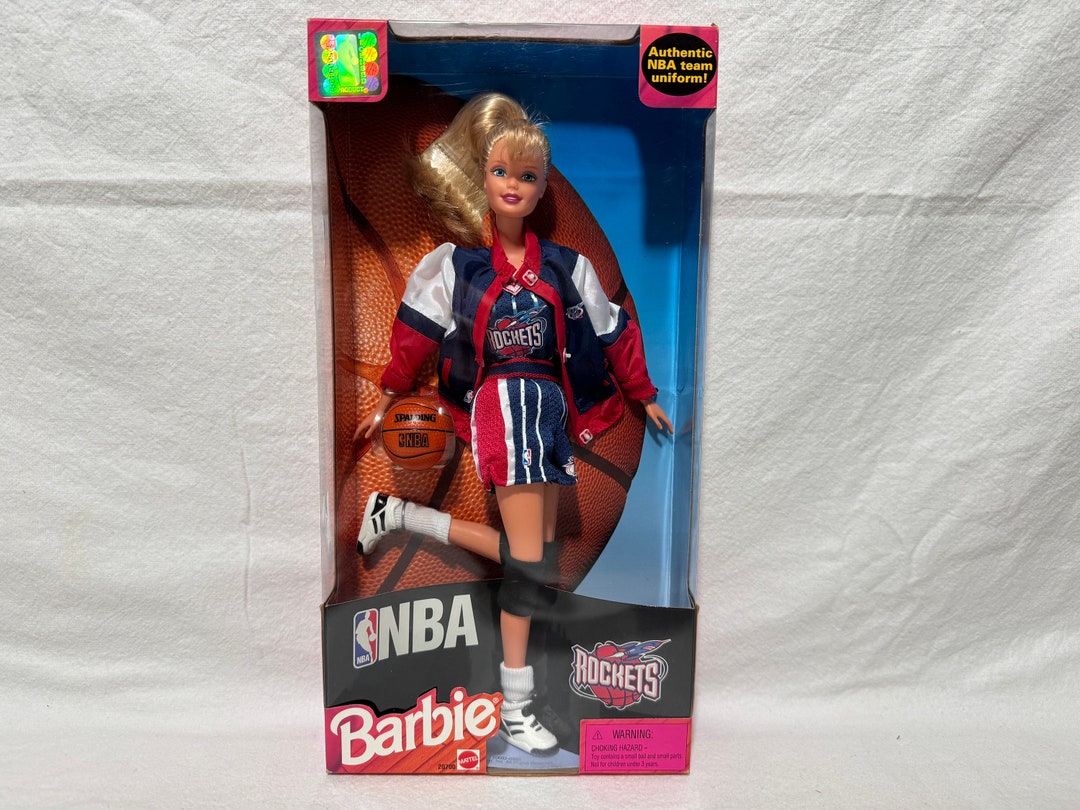 Vintage 1998 Barbie NBA Basketball Houston Rockets 11.5 Inch Blonde ...