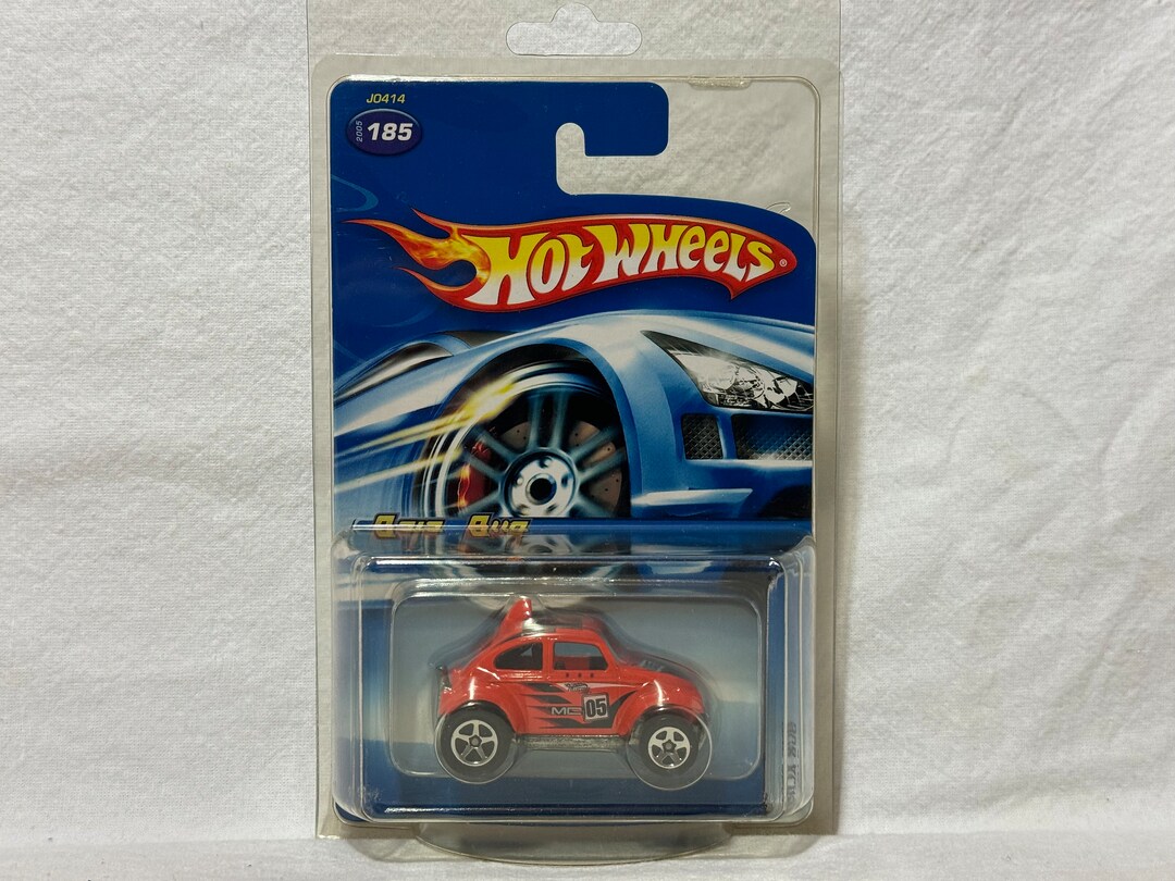 Hot Wheels Orange VW Baja Bug 185, Mystery Cars J0414, 1:64 Die-cast ...