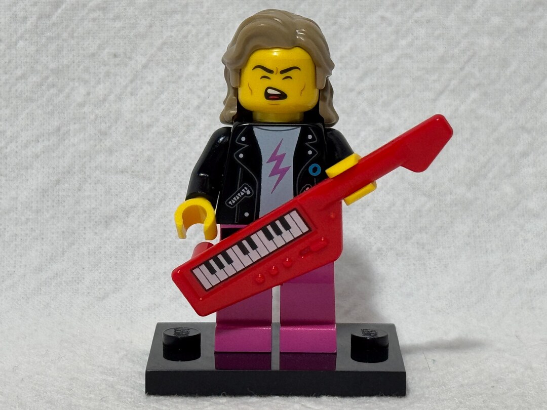 Lego Minifigure 80's Musician CMF 71027-14 Series 20, Retired, Includes ...