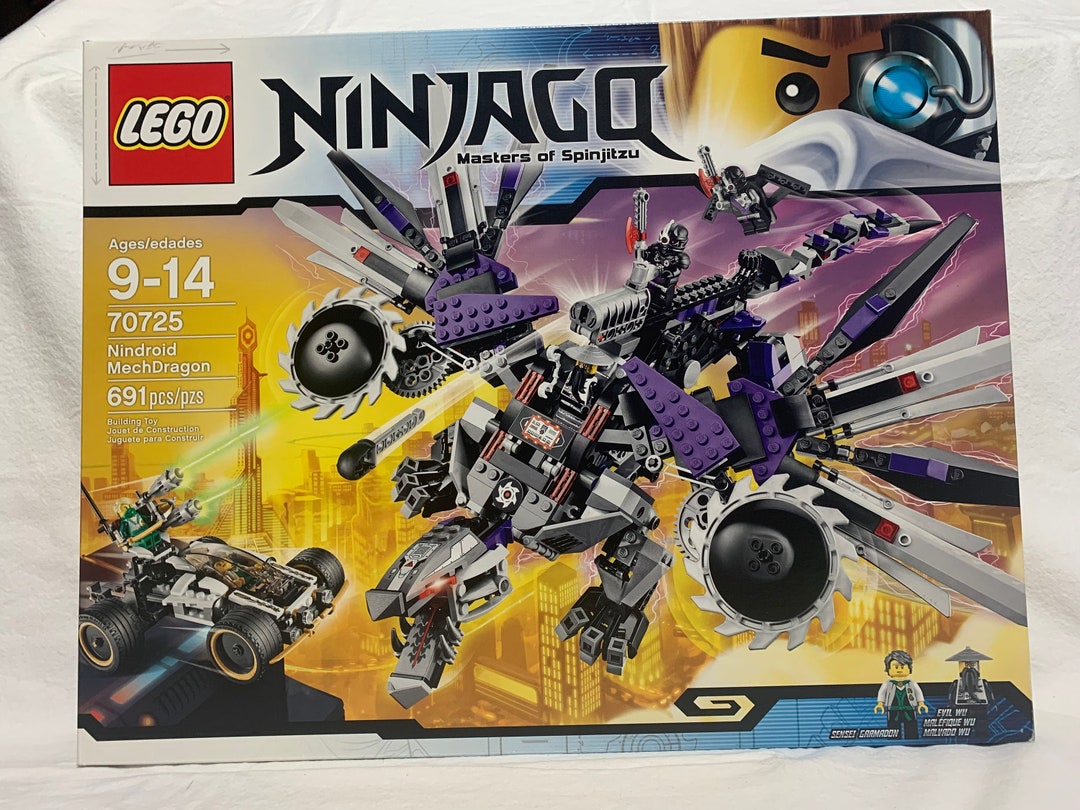 Lego 70725 Ninjago Masters of Spinjitzu Nindroid Mechdragon - Etsy