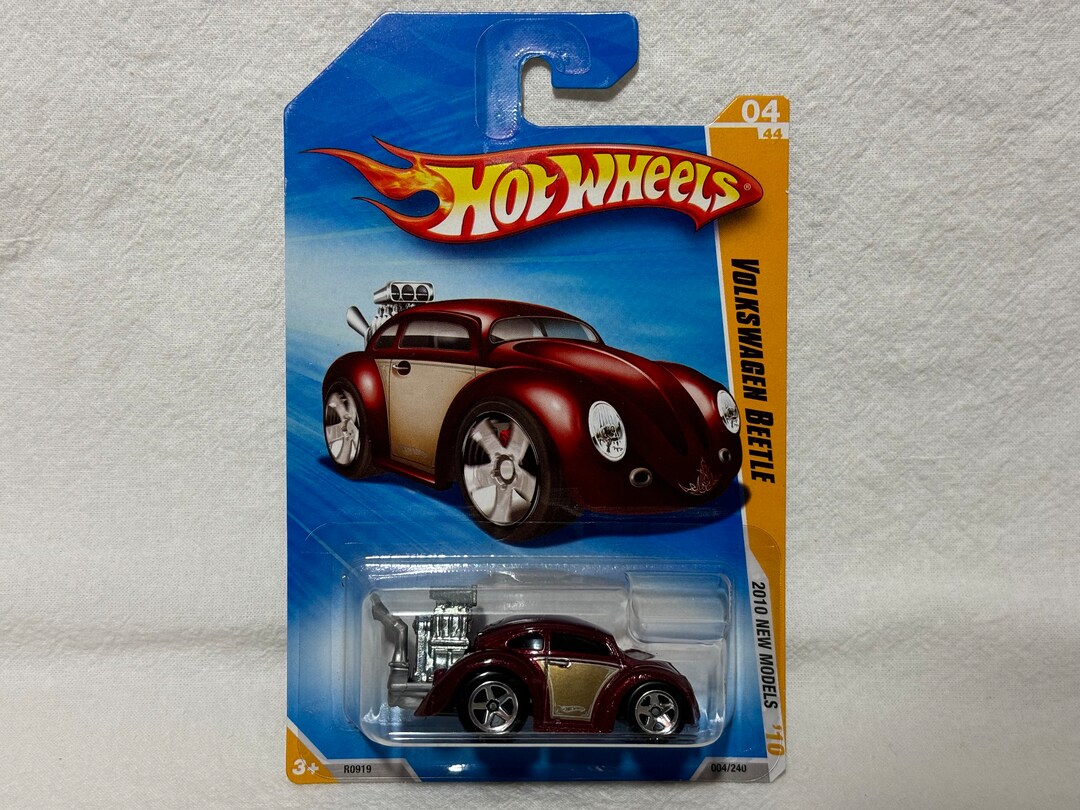 Hot Wheels Volkswagen Beetle, 004/240 New Models 4/44, Maroon Variant ...