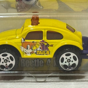 Matchbox Sonic X Volkswagen 4X4 Beetle H5969 Tails Hedgehog Yellow VW ...