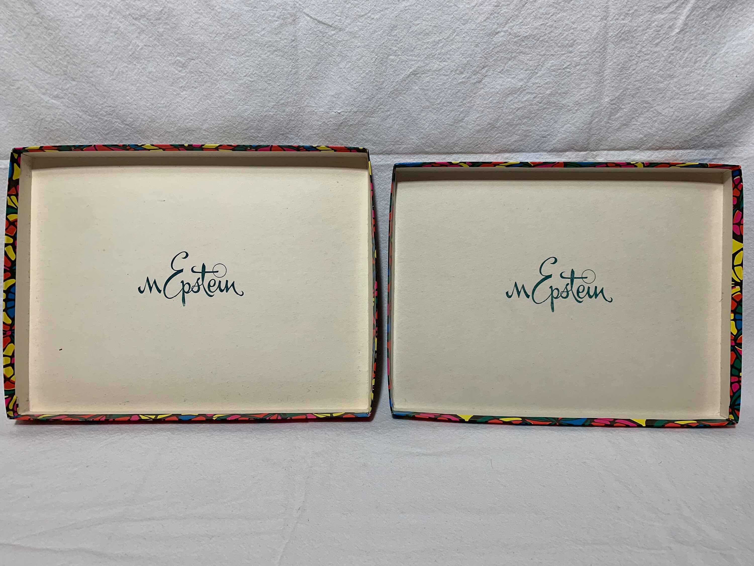 Vintage Retro 1960's Department Store Gift Boxes Set of 2 - Etsy