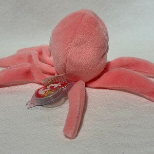 TY Beanie Baby Inky the Octopus PVC Pellets Beanbag Plush Soft Stuffed ...