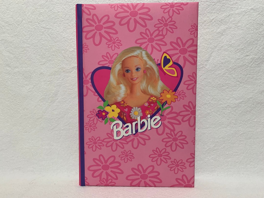 Vintage Barbie Journal 1994 Mattel Pink Girl's Diary, Like New ...