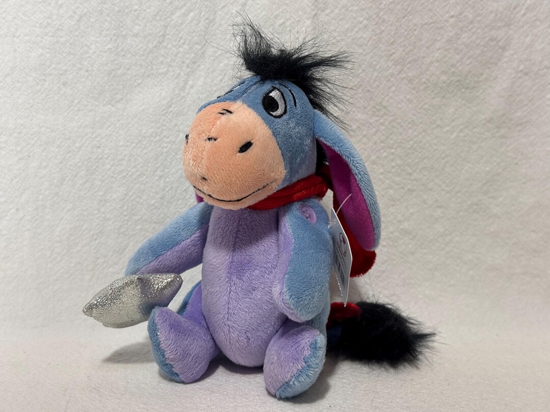 Disney Store Eeyore Plush Stuffed Animal With Posable Button Jointed ...