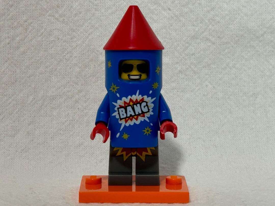 Lego Fireworks Guy Costume Minifigure 71021-5 CMF Series 18, Retired ...