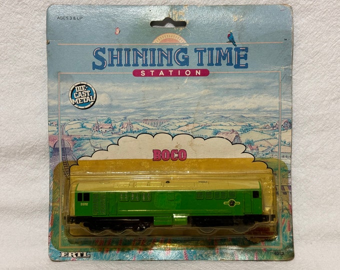 Rare ERTL Thomas & Friends Boco Diesel Engine Die-cast Metal Blue Train ...