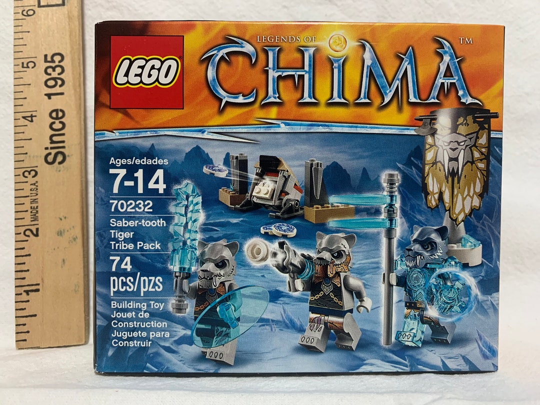 Lego 70232 Legend of Chima Saber-tooth Tiger Tribe Pack, Minifigures ...