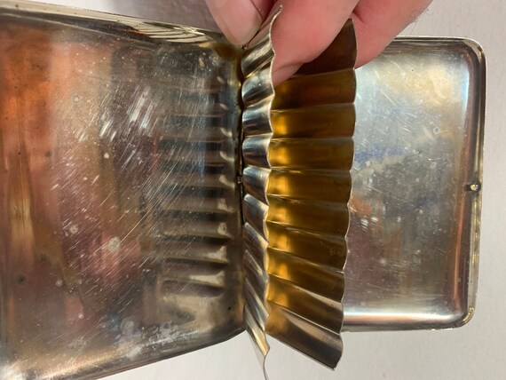 Rare Vintage Cigarette Joint Case Holder Silver-Tone … - Gem