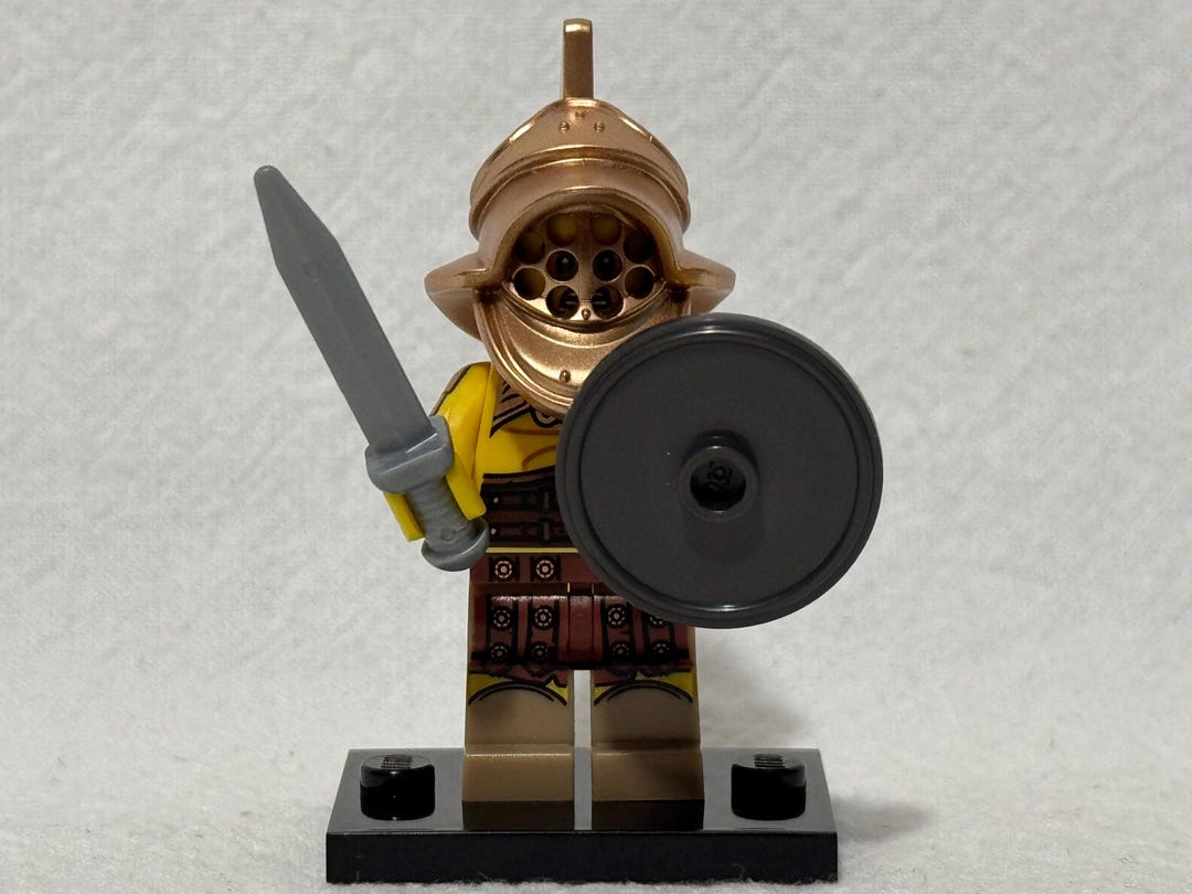 Lego Gladiator Minifigure, 8805-2 CMF Series 5, Includes Stand ...