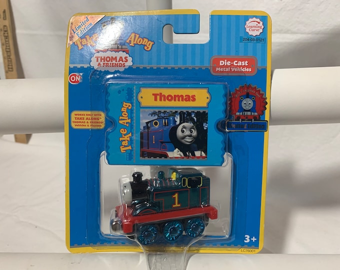 Thomas & Friends Rare Limited Edition Shiny Metallic Thomas Take Along ...