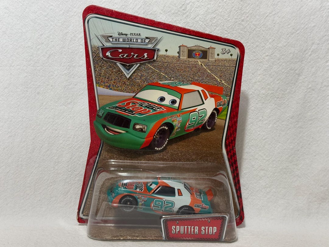 Disney Pixar the World of Cars Sputter Stop #92, New in Box NIB Factory ...
