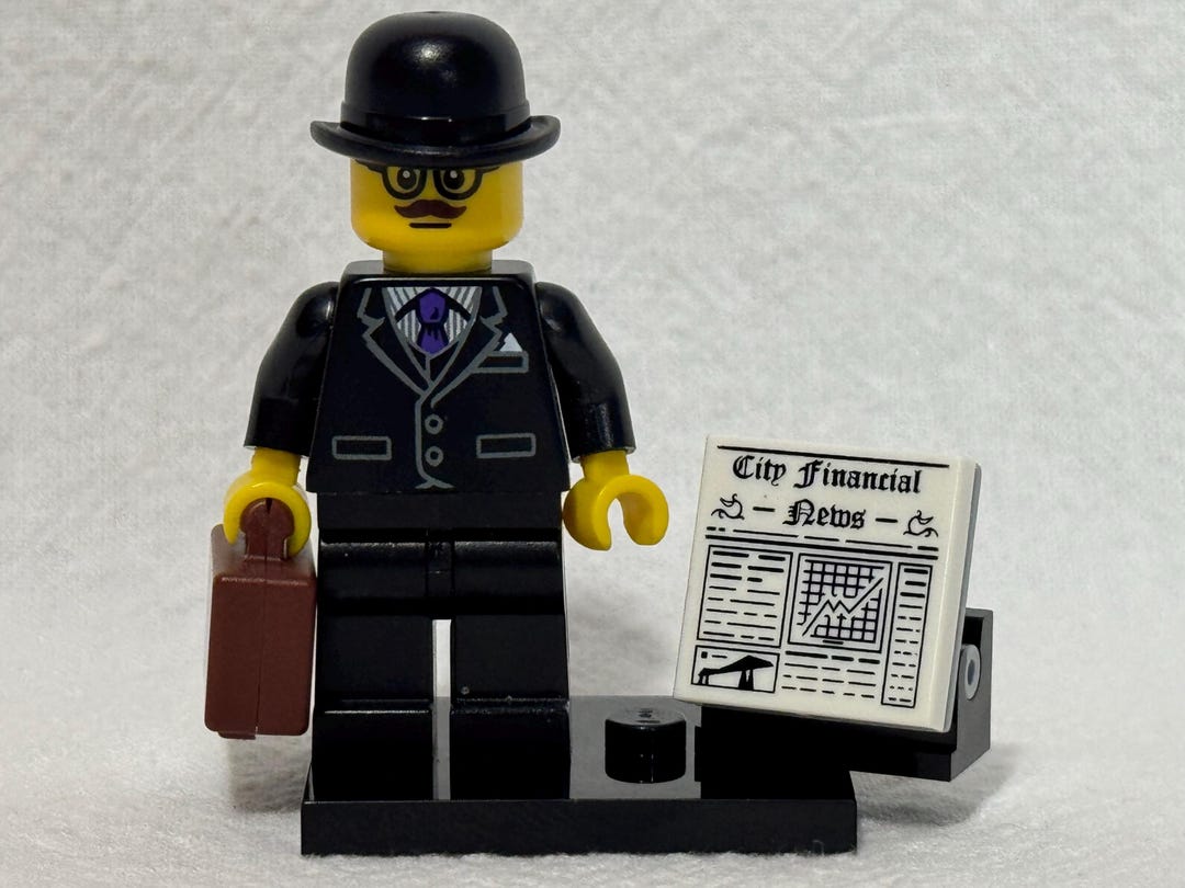 Lego Business Man Minifigure CMF Series 8, Includes Accessories and ...