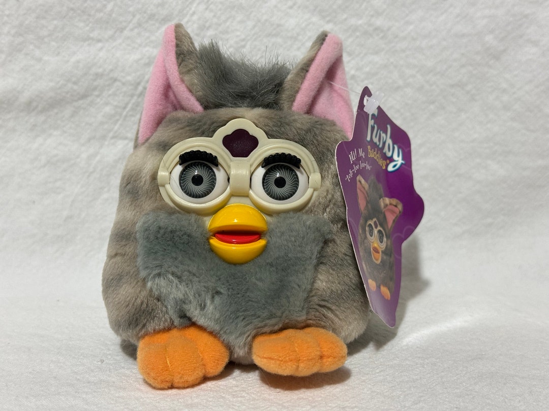 Vintage 1999 Furby Buddies 4 Inch Bean Bag Stuffed Plush Toy With ...