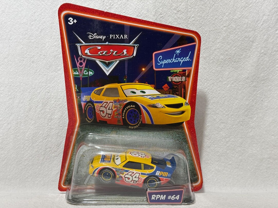 Disney Pixar Cars RPM 64 Piston Cup Racer, New in Box NIB, Factory ...