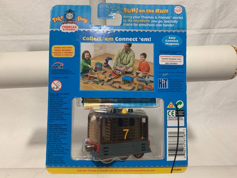 Thomas & Friends Rare Limited Edition Shiny Metallic Toby Take Along ...