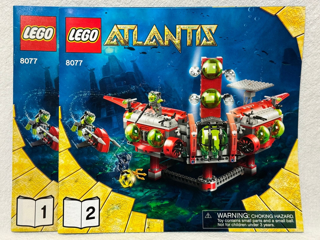 Lego 8077 Atlantis Exploration HQ, Pre-owned, Complete Build With ...