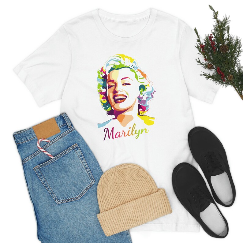 Marilyn Monroe Pop Art T-shirt | Iconic Hollywood Movie Star Graphic ...