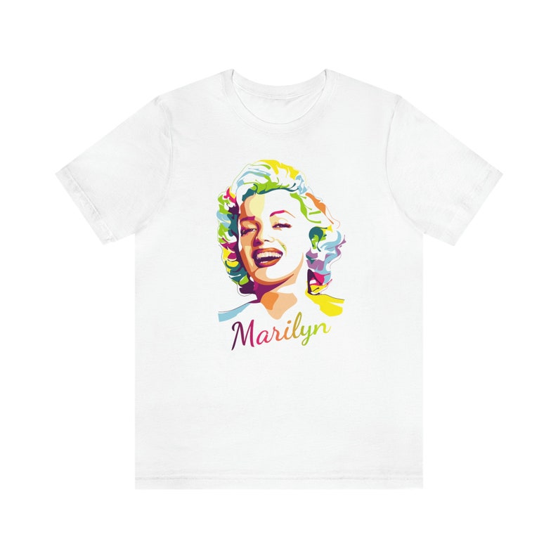 Marilyn Monroe Pop Art T-shirt | Iconic Hollywood Movie Star Graphic ...