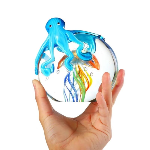 Glass Octopus - Etsy