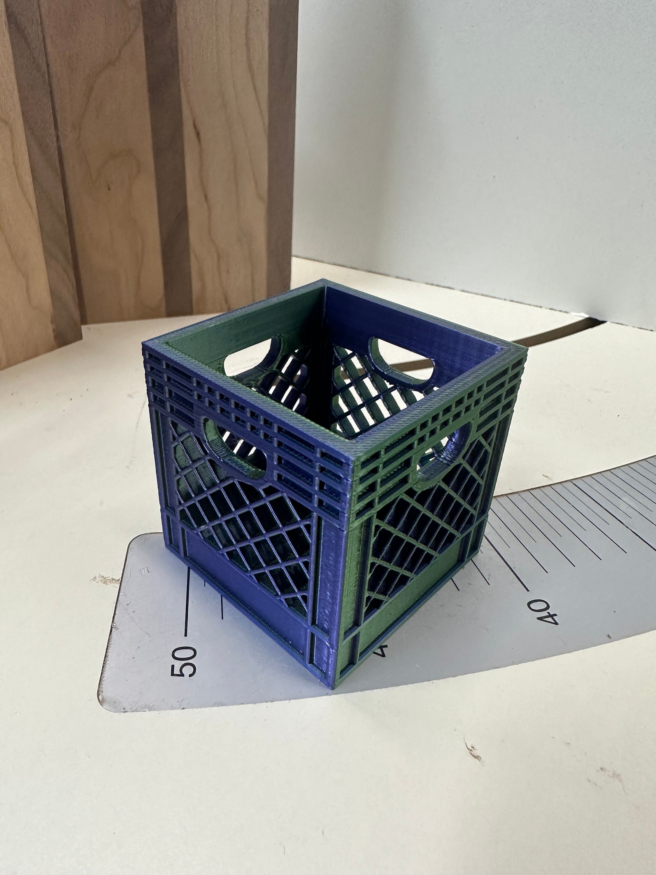 Mini Crate / Mini Milk Crate / Storage / Organizer / Desk - Etsy
