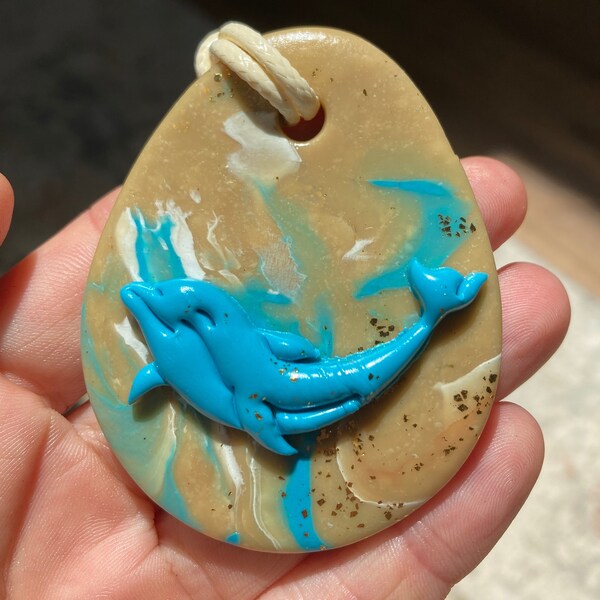 Polymer Clay Whale - Etsy